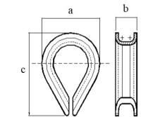 China Steel/ Stainless Cable Thimble for sale
