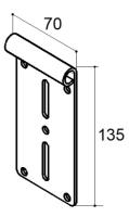 China Top Roller Bracket Galv./ Ral 9010 for sale