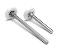 China Short / Long Nylon Garage Door Rollers 119mm 193mm Length for sale