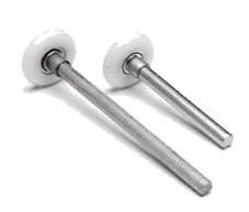 China Short / Long Nylon Garage Door Rollers 119mm 193mm Length for sale