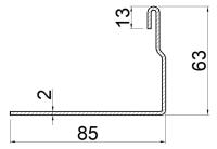 China Industrial Galvanized Steel Vertical Angle With 2mm Thickness for sale