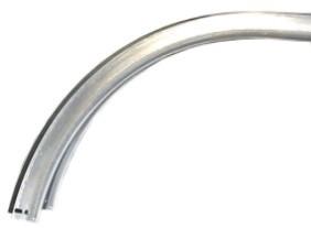 China Garage Door Horizontal Track 380mm With Galvanized Steel Material for sale