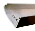China High Accuracy Industrial Doors Parts 2 Inch Galvanized Steel Vertical Track for sale