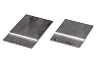 China 2.5mm Industrial Doors Parts Track Connector Plate Galvanized For Spot Welding for sale