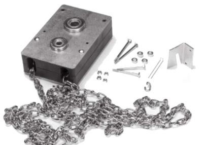 China Metal Material Chain Hoist Garage Door Opener 4:1 Ratio Multifunctional for sale
