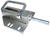 China Precision Industrial Doors Parts Door Side Bolt Galvanized With 2mm Plated Steel for sale