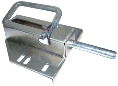 China Precision Industrial Doors Parts Door Side Bolt Galvanized With 2mm Plated Steel for sale