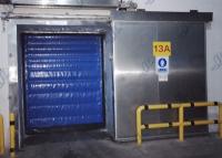 China Automatic  Thermal Insulation Fast High Speed Fabric Rapid Rolling Shutter Doors for sale