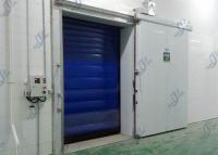 China Automatic  Thermal Insulation Fast High Speed Fabric Rapid Rolling Shutter Doors for sale