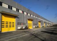 China Large High Speed Folding Door Dustproof With Plastic PVC Fabric Door Material for sale