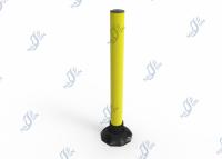 China 10000MM-1500MM Height Impact Absorption Solution Flex Yellow Steel Bollards for sale