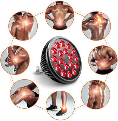 China Muscle Pain Relief Portable LED Light Therapy 660nm 850nm Infrared Lamp 54w Bulb for sale