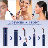 China 5 Wavelenghs Cold Sore Red Light Therapy Torch Red Light Therapy Flashlight for sale