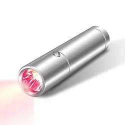 China Blackhead Removal Near Infrared Red Light Therapy Flashlight 660nm 850nm for sale