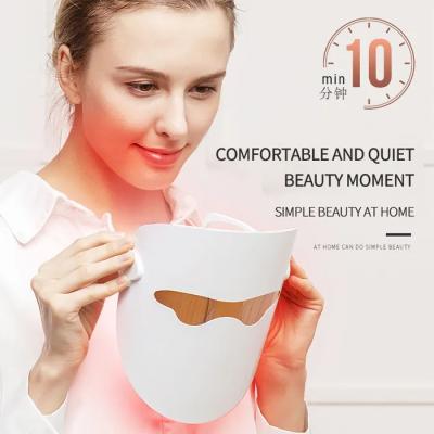 China Rechargeable Flexible Foldable Infrared Mask For Skin Acne Rejuvenation for sale