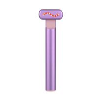 China Red Photon Anti-wrinkle Eye Massager Pen Vibration Heating Eye Bags Dark Circles Device for sale