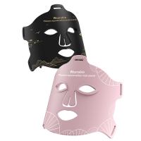 China Custom Box Logo Power Rechargeable Wireless Led Face Mask For Beauty for sale