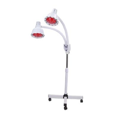 China Skin Rejuvenation Physiotherapy Infrared Lamp Time Temperature Control Double Caps for sale