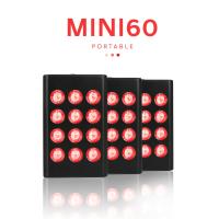 China MINI 60 660nm 850nm Red Infrared Led Light Therapy Device Facial Skin Care Anti Aging for sale