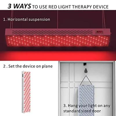 China 1000W Red Light Therapy Machines Full Body Intelligent Timing Dual Chip for sale