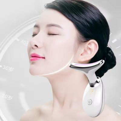 China Electronic Face Neck Red Light Therapy Beauty Device 7 Colors Skin Tightening for sale