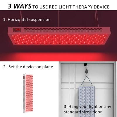 China Full Body Red LED Light Therapy Panel Device 1500W For Skin Care for sale