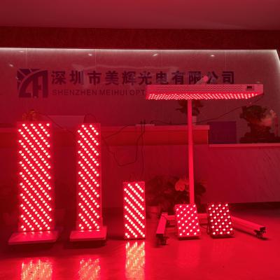 China 3000W 660nm 850nm Pulsing Red Light Therapy Panel Device With 2pcs Panels And 1pc Stand for sale