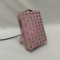 China MINI 300W Red Light Therapy Handheld Panel with LED Wavelength 630 660 810 850 in Pink and Black Body Color for sale