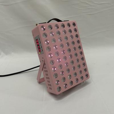 China MINI 300W Red Light Therapy Handheld Panel with LED Wavelength 630 660 810 850 in Pink and Black Body Color for sale