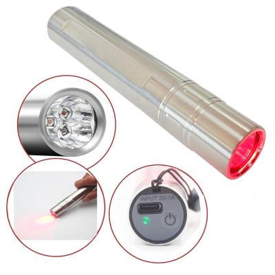 China Collagen-Boosting 9W 3Pcs LED Red Light Therapy Torch 630nm for Skin Rejuvenation for sale
