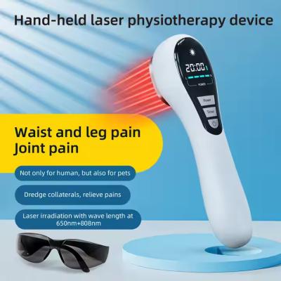 China Cold Laser Near Infrared Light Therapy Device for Pain Relief and Skin Smooth White And Gray Physiotherapy Instrument for sale