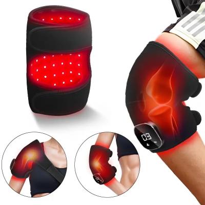 China Infrared LED Knee Brace with Vibration & Heat – 660/850nm Red Light Therapy Device for Arthritis, Injury Recovery & Pain Management for sale