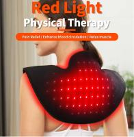 China Near Infrared Shoulder Pain Relief Device – Red Light Therapy Pad with Vibration, 660nm & 850nm for Muscle Relaxation & Recovery for sale