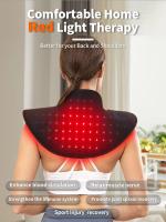China Portable Red Light Therapy Neck Shoulder Wrap – Cordless 660nm & 850nm Infrared Light +Vibration for Upper Body Pain Relief – 660nm/850nm Infrared with Vibration Massage, Wireless Controller for Pain for sale
