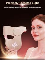 China 3D LED Face Mask with 660nm 460nm 850nm 1064nm – 288 LEDs, 2 Modes, Red & Blue Light Therapy for Skin Rejuvenation, Anti-Aging, Acne & Wrinkle Reduction for sale