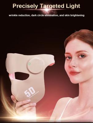 China 3D LED Face Mask with 660nm 460nm 850nm 1064nm – 288 LEDs, 2 Modes, Red & Blue Light Therapy for Skin Rejuvenation, Anti-Aging, Acne & Wrinkle Reduction for sale