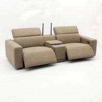 China Modern Design Home Cinema Couch Adjustable Headrest Media Room Reclining Sofa for sale