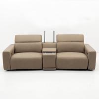 China Modern Design Home Cinema Couch Adjustable Headrest Media Room Reclining Sofa for sale
