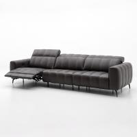 China OEM Support Modern Recliner Sofa With Headrest And Footrest Separately Control for sale