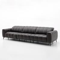 China OEM Support Modern Recliner Sofa With Headrest And Footrest Separately Control for sale