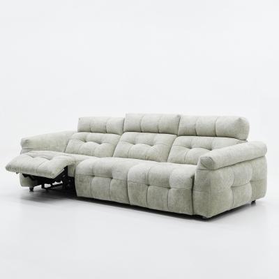 China Electric Control Powered Modern Recliner Sofa Comfortable Simple Style for sale