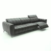 China Premium Modern Recliner Sofa with Adjustable Headrest and Footrest for sale
