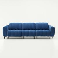 China Functional Modern Recliner Sofa With Independent Headrest And Footrest Adjustment for sale