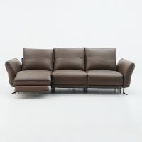 China Zero Wall Design Power Recliner 3 Seater Sofa For Interior Design Projects for sale
