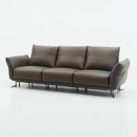 China Zero Wall Design Power Recliner 3 Seater Sofa For Interior Design Projects for sale