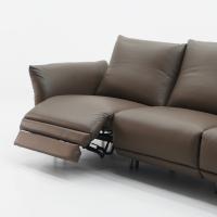 China Zero Wall Design Power Recliner 3 Seater Sofa For Interior Design Projects for sale