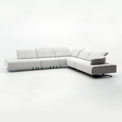 China Pet Friendly L Shaped Power Reclining Sectional Modular Power Sofa For Showroom for sale