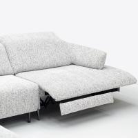 China Pet Friendly L Shaped Power Reclining Sectional Modular Power Sofa For Showroom for sale