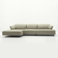 China Smart Power Recliner Sectional Sofa Sliding Back Reclining Couch For High End Living for sale
