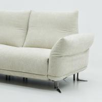 China Interior Modern Recliner Sofa With Soft Cushion Elegant Fabric Electric Recliner Sofa Set for sale